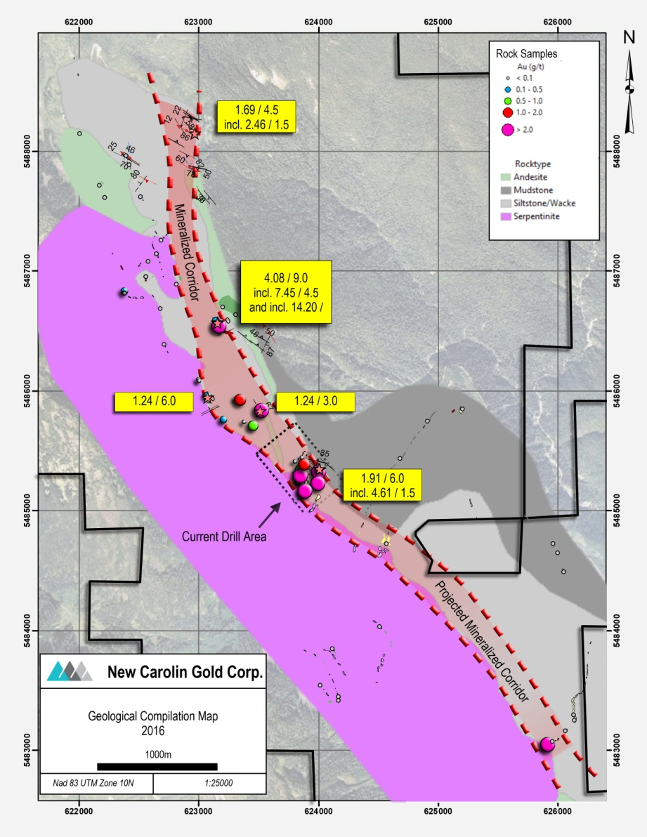 New Carolin Gold Completes Phase I Mapping and Sampling at Carolin ...